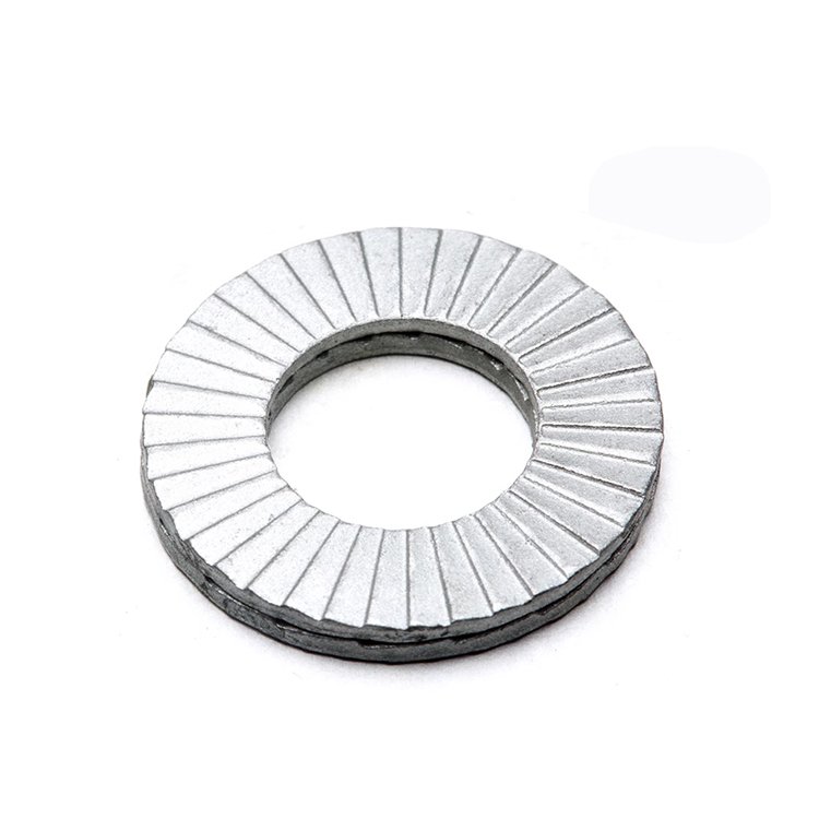 304 stainless steel double fold self-locking washers - AO ZHE Fastener Manufacturer