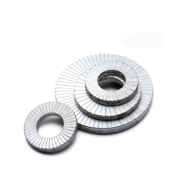 304 stainless steel double fold self-locking washers - AO ZHE Fastener Manufacturer
