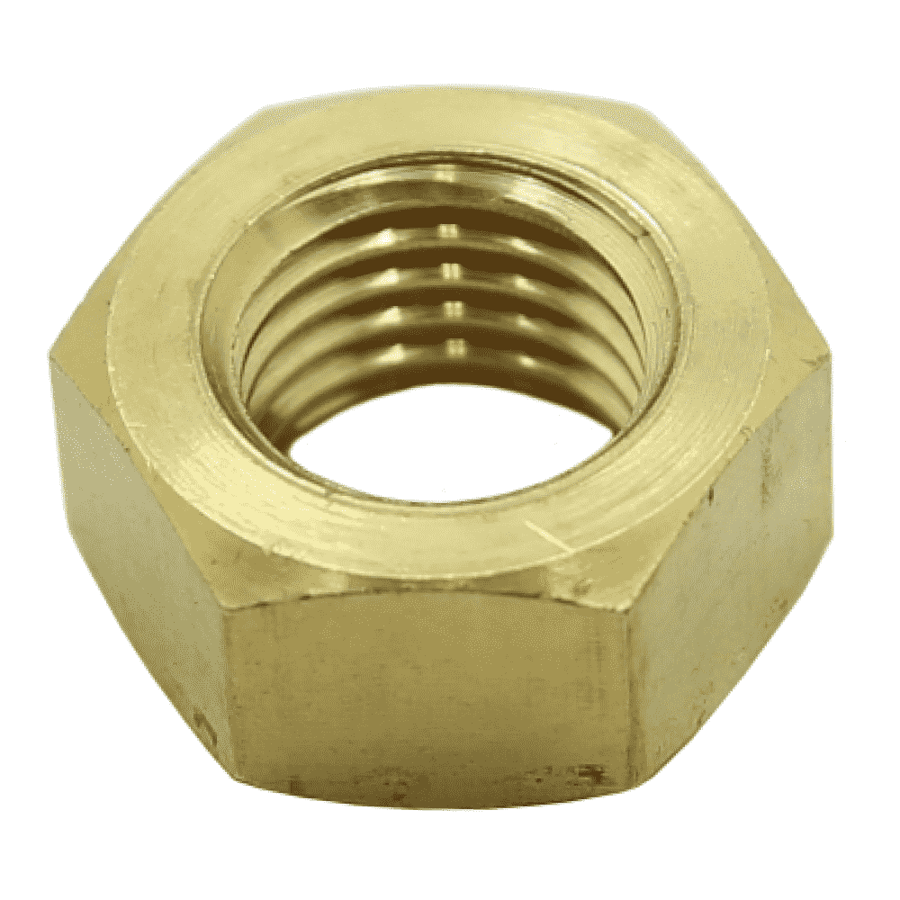 Brass Metric Thread Hexagon Lock Nuts - AO ZHE Fastener Manufacturer